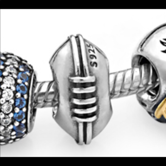 Pandora | Jewelry | Two Tone Pandora Bracelet With Charms | Poshmark
